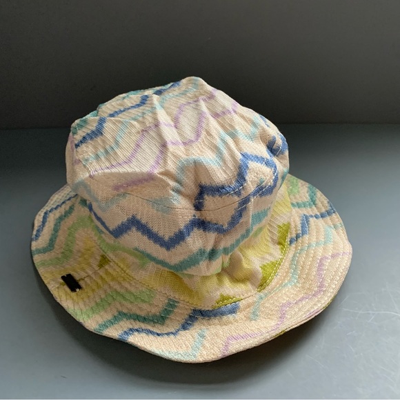 Missoni | Accessories | Missoni Mare Pastel Zigzag Woven Bucket Hat ...